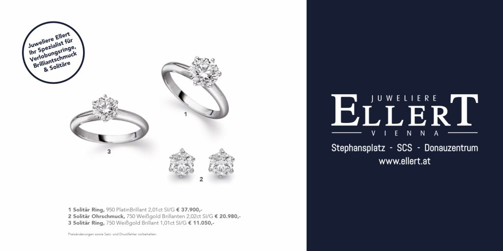 Juweliere Ellert: Verlobungsringe, Trauringe, Schmuck & Uhren in Wien